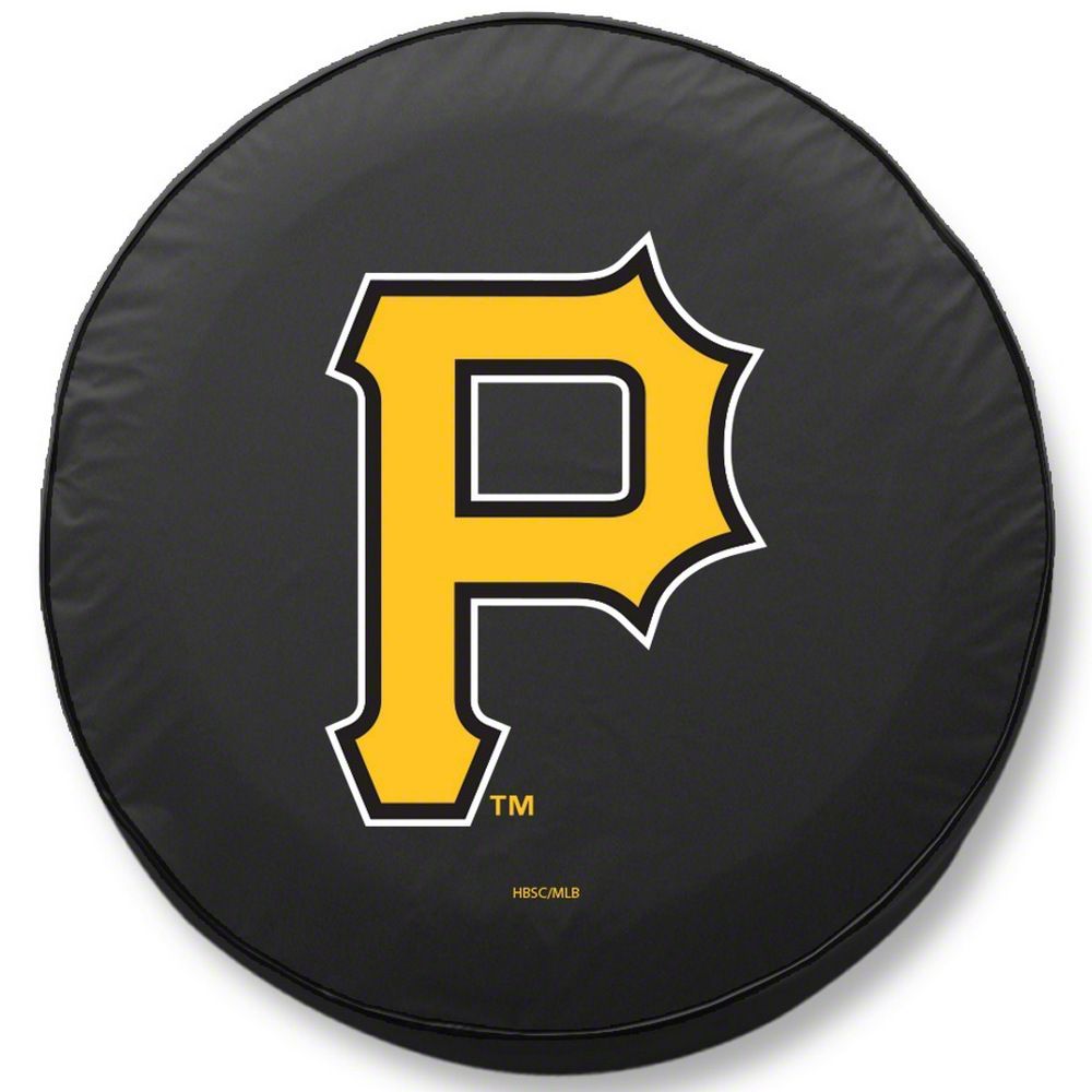 Jeep Wrangler Pittsburgh Pirates Spare Tire Cover; Black (76-18 Jeep ...