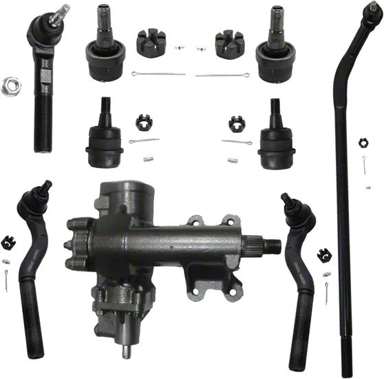 Jeep Wrangler Power Steering Gear Box with Ball Joitns and Tie Rods (07 ...