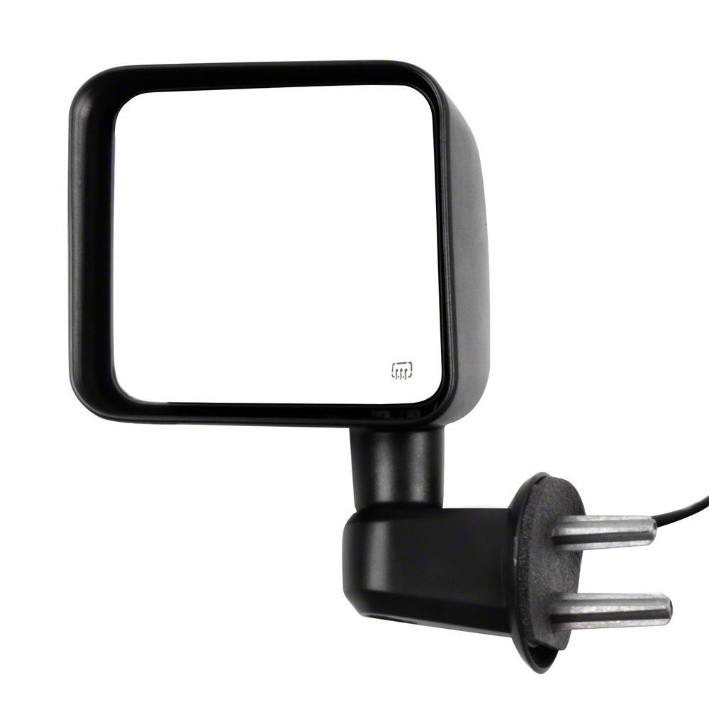 Jeep Wrangler Powered Heated Side Mirror; Driver Side (07-18 Jeep ...