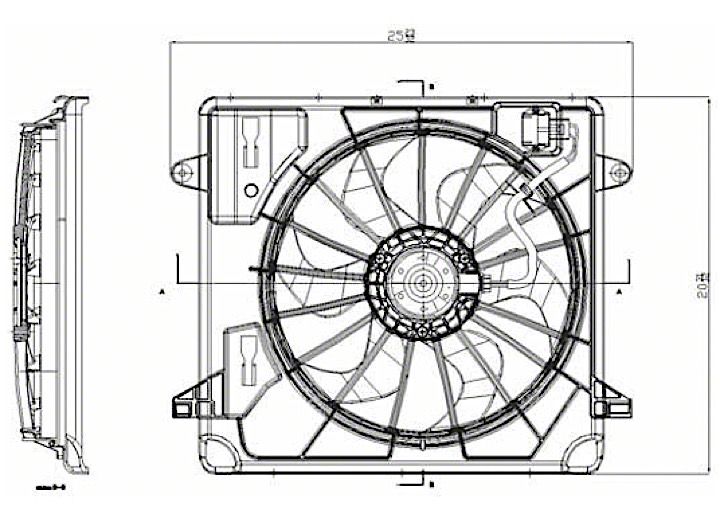 Jeep Wrangler Radiator Cooling Fan (07-11 Jeep Wrangler JK)