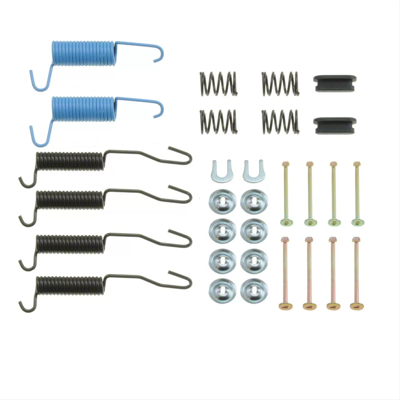 Jeep Wrangler Rear Drum Brake Hardware Kit for 11-Inch x 2-Inch Brakes ...