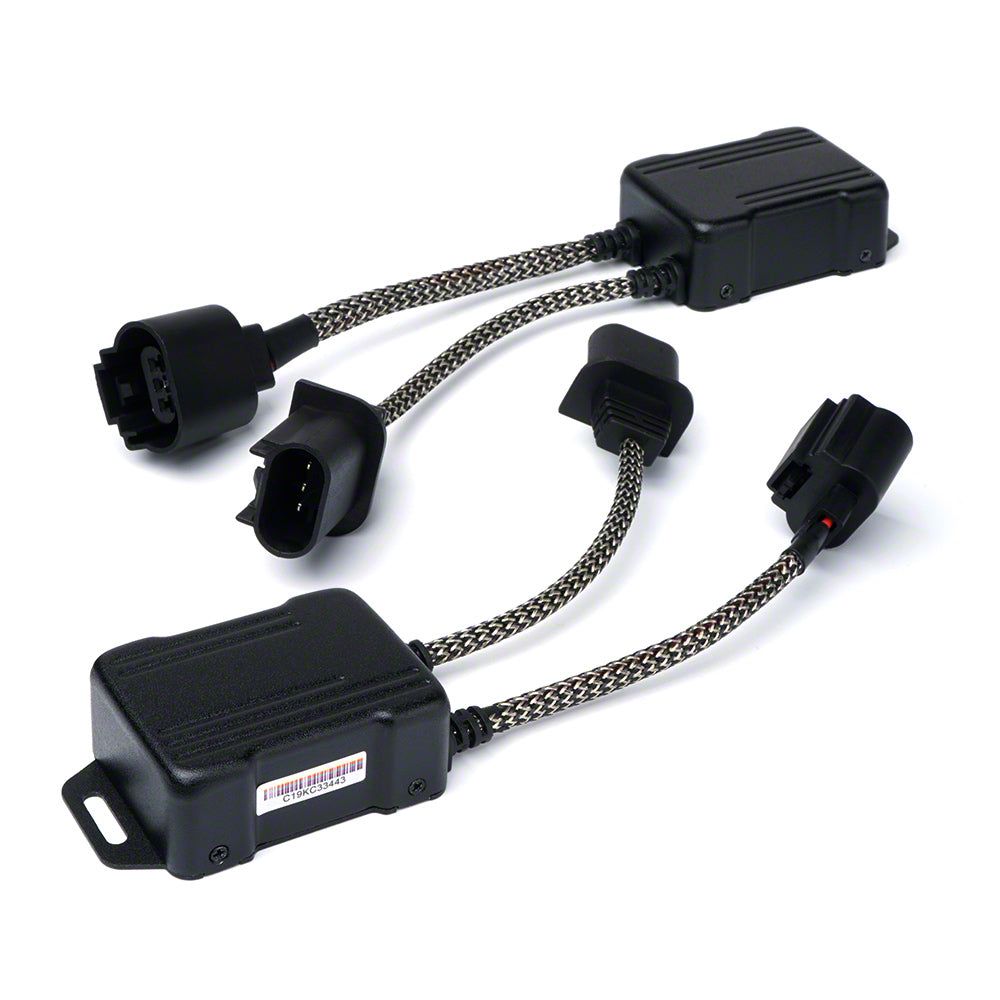 Jeep Wrangler Reflex Series LED Headlight Canbus Anti-Flicker Harness ...
