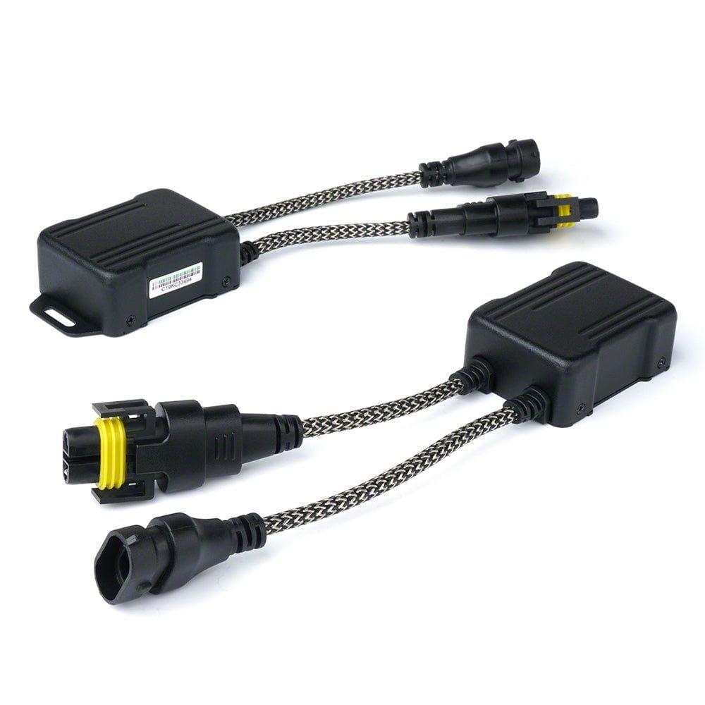 Jeep Wrangler Reflex Series LED Headlight Canbus Anti-Flicker Harness ...