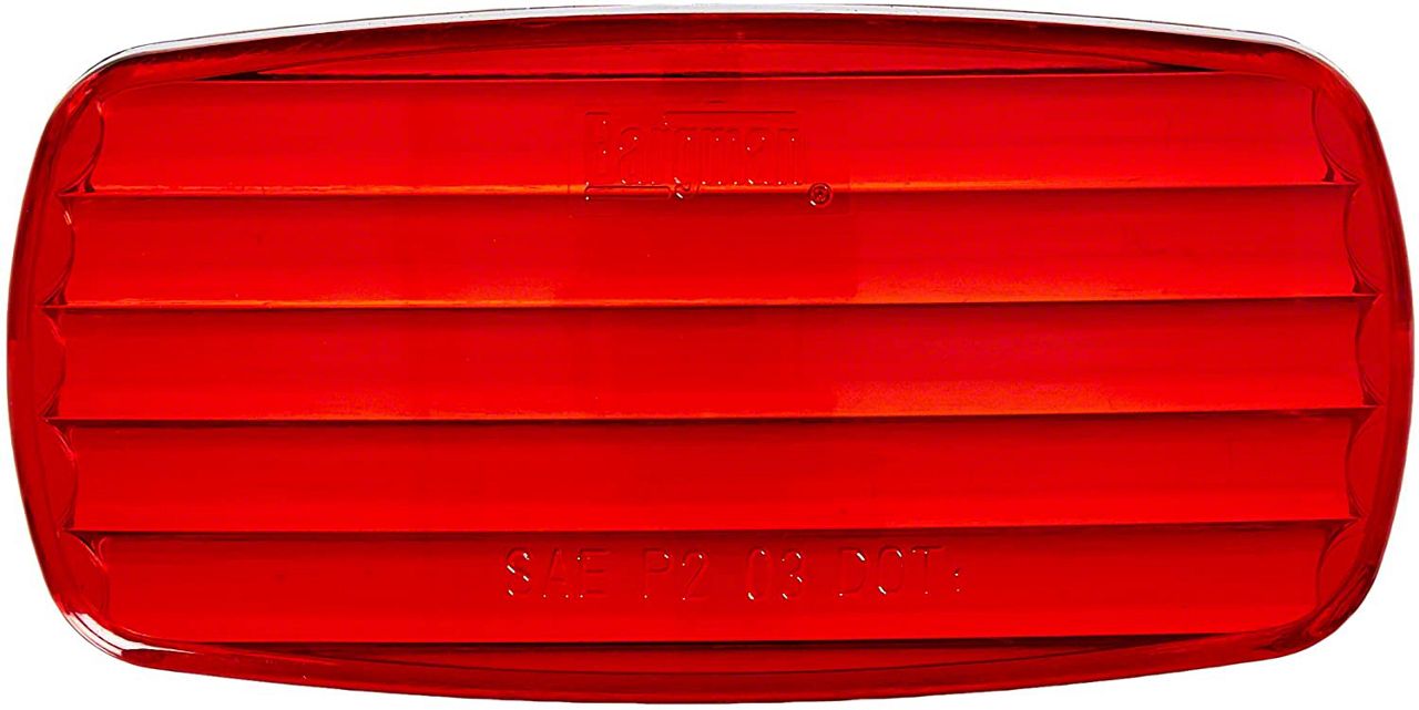 Jeep Wrangler Replacement Trailer Clearance Light Lens 58; Red