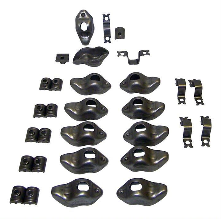 Jeep Wrangler Rocker Arm Kit; Steel Pivot; With 12 Rocker Arms and 6 ...