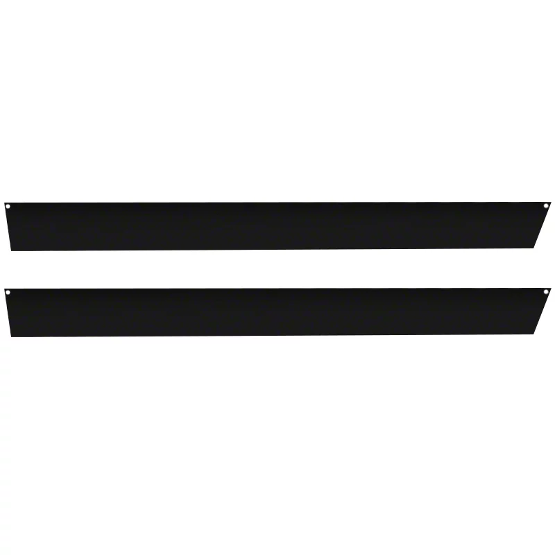 Jeep Wrangler Rocker Panel Sideplates with 1-Inch Lip and No Cutout ...
