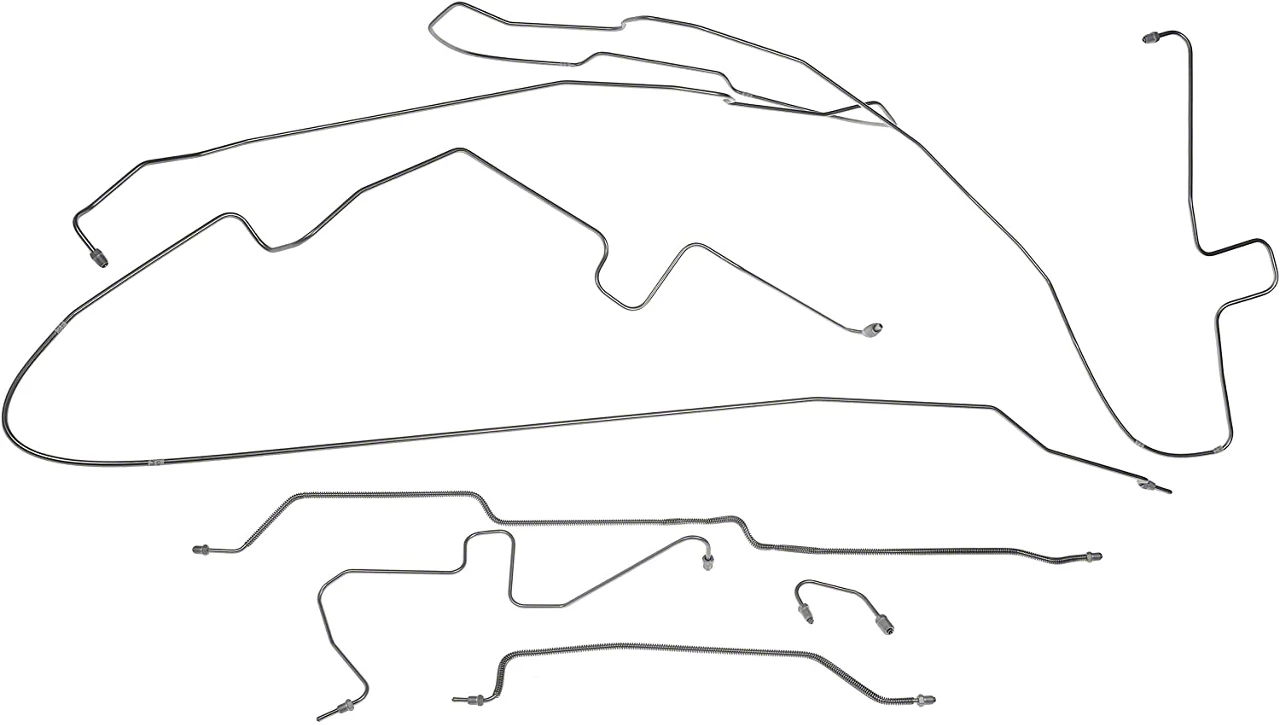 Jeep Wrangler Stainless Steel Brake Line Kit (97-02 Jeep Wrangler TJ ...