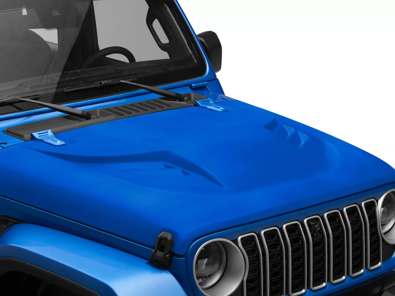 Jeep Wrangler Stealth Hood; Fiberglass (18-26 Jeep Wrangler JL) - Free ...