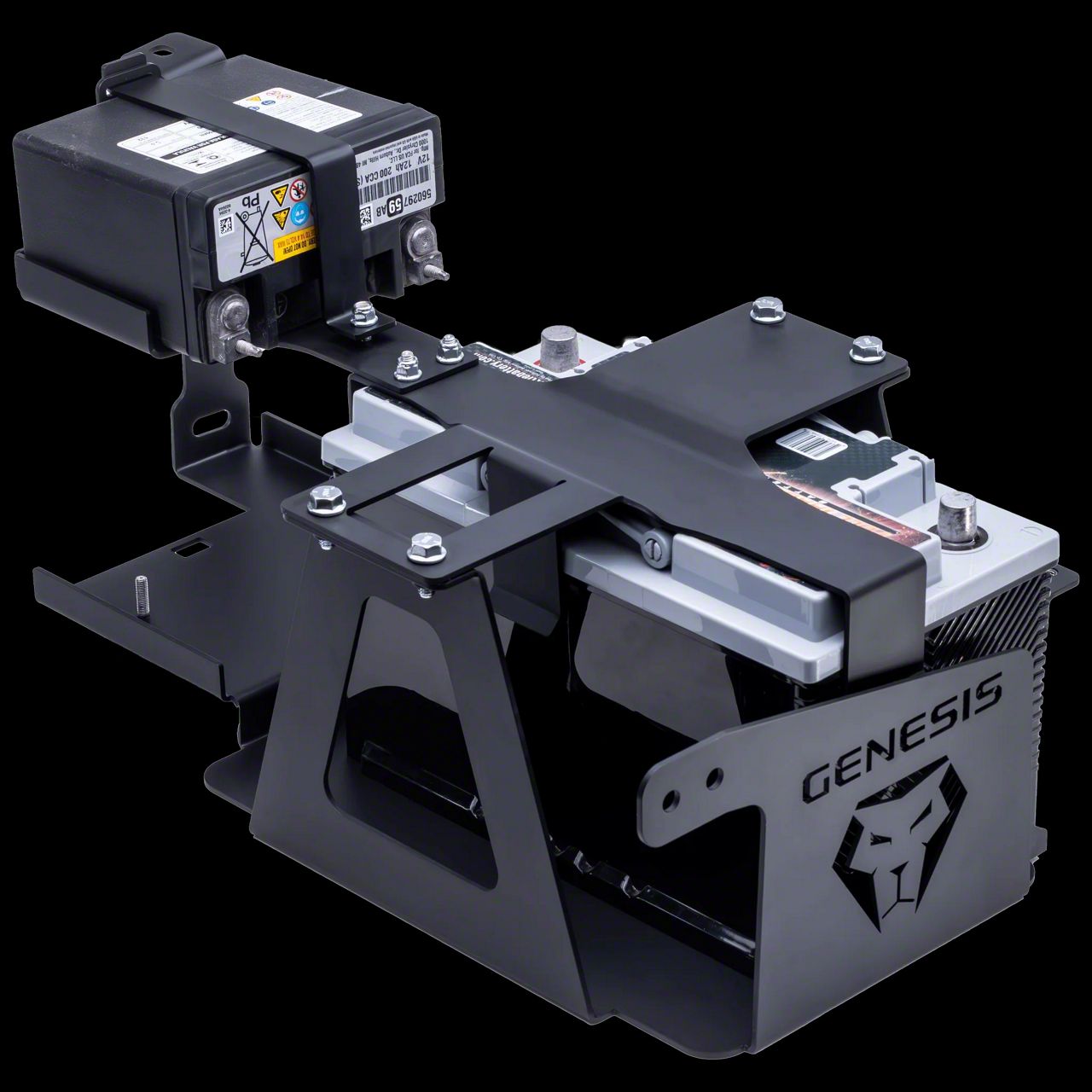 Jeep Wrangler Stock Battery Relocation Kit (18-26 Jeep Wrangler JL ...