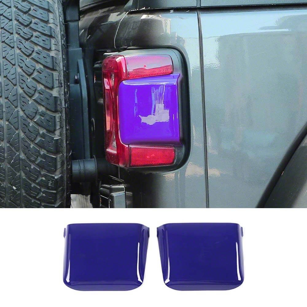 Jeep Wrangler Tail Light Panel Trim Covers; Purple (18-26 Jeep Wrangler ...