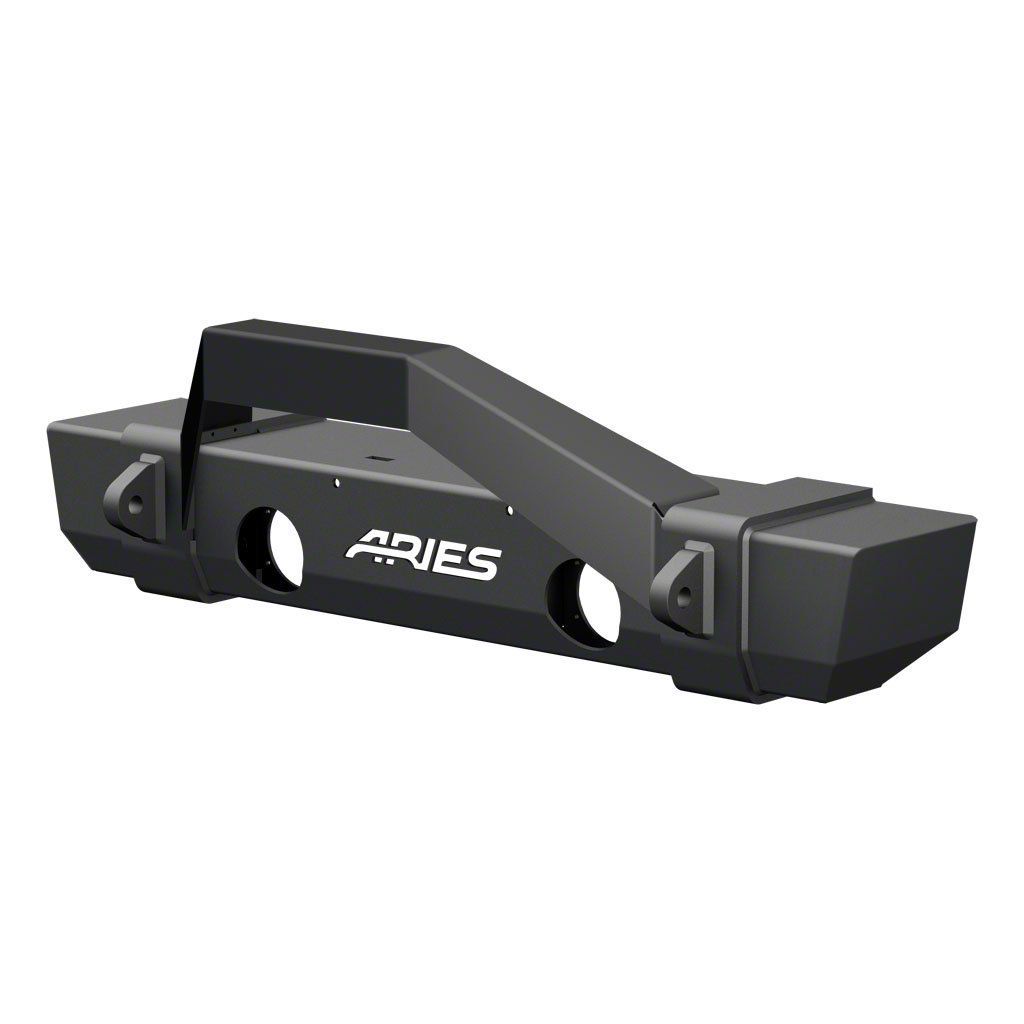 Jeep Wrangler TrailCrusher Mid-Width Front Bumper with Angular Brush ...
