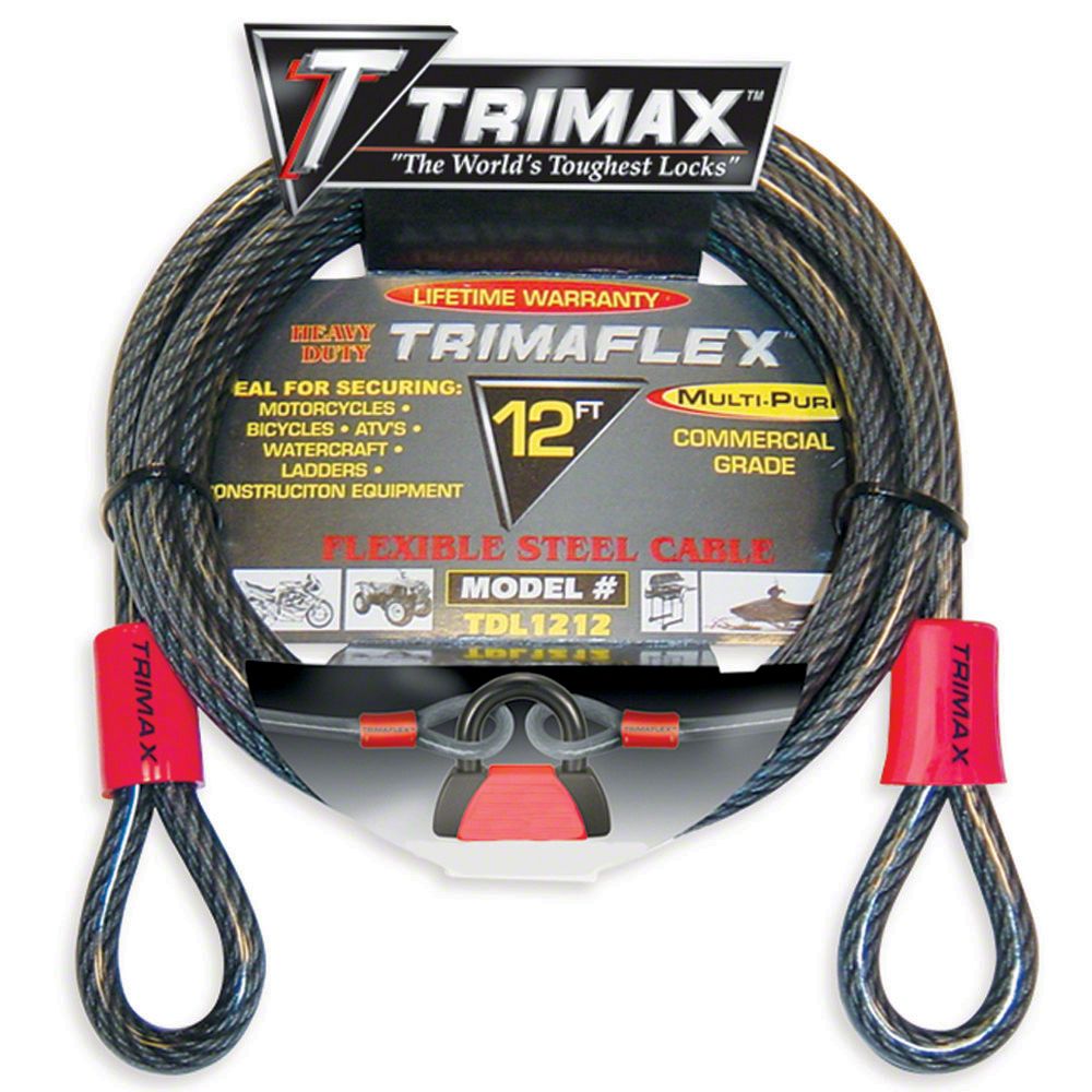 Jeep Wrangler TRIMAFLEX Dual Loop Multi-Use Cable; 12-Foot x 12mm ...