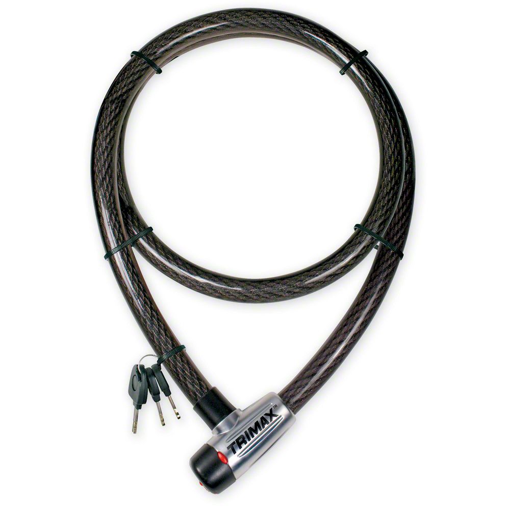 Jeep Wrangler TRIMAFLEX Integrated Keyed Cable Lock; 6-Foot x 25mm ...