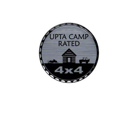 Jeep Wrangler Upta Camp Rated Badge (Universal; Some Adaptation May Be ...