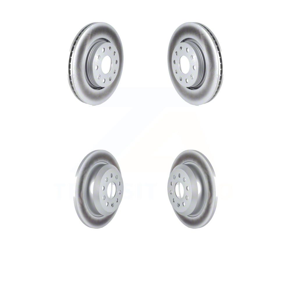 Jeep Wrangler Vented Rotors; Front and Rear (18-25 Jeep Wrangler JL w ...