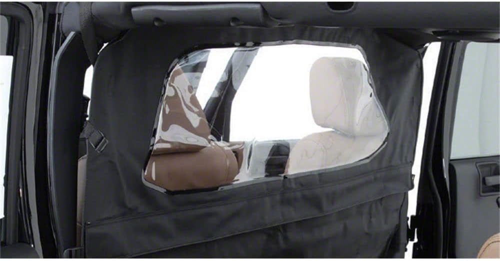 Jeep Wrangler Windbreaker; Black Diamond (76-06 Jeep C7, Wrangler YJ ...