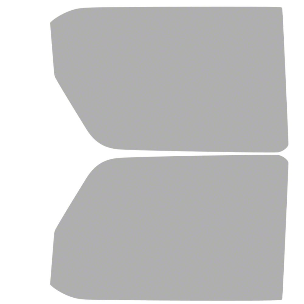Jeep Wrangler Window Tint Pre-Cut Kit; Front Roll-Ups; 5% Dark (18-26 ...