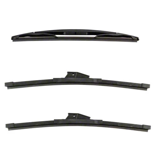 Jeep Wrangler Windshield Wiper Blade Set; Front and Rear (07-18 Jeep ...