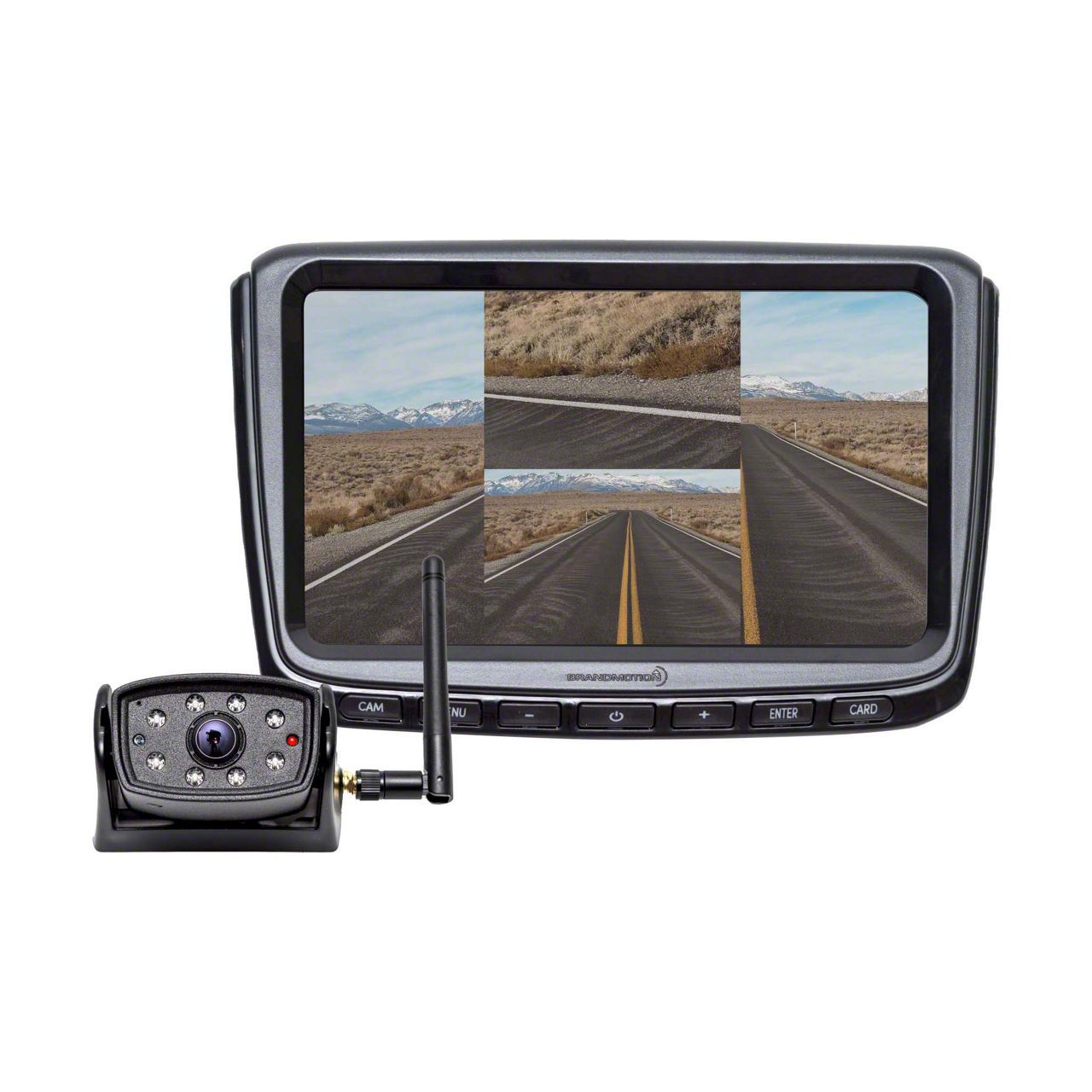Jeep Wrangler Wireless HD Observation System with 7-Inch DVR Monitor ...