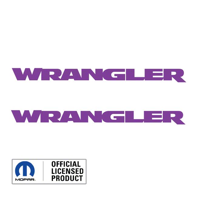 Jeep Wrangler WRANGLER Hood Graphic; Purple (07-26 Jeep Wrangler JK ...