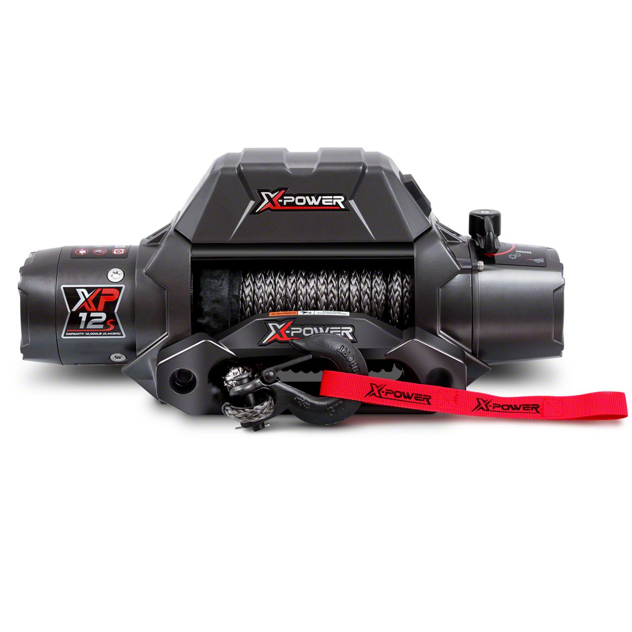 Jeep Wrangler XP-12S 12,000 lb. Winch with Synthetic Rope (Universal; Some Adaptation May Be ...