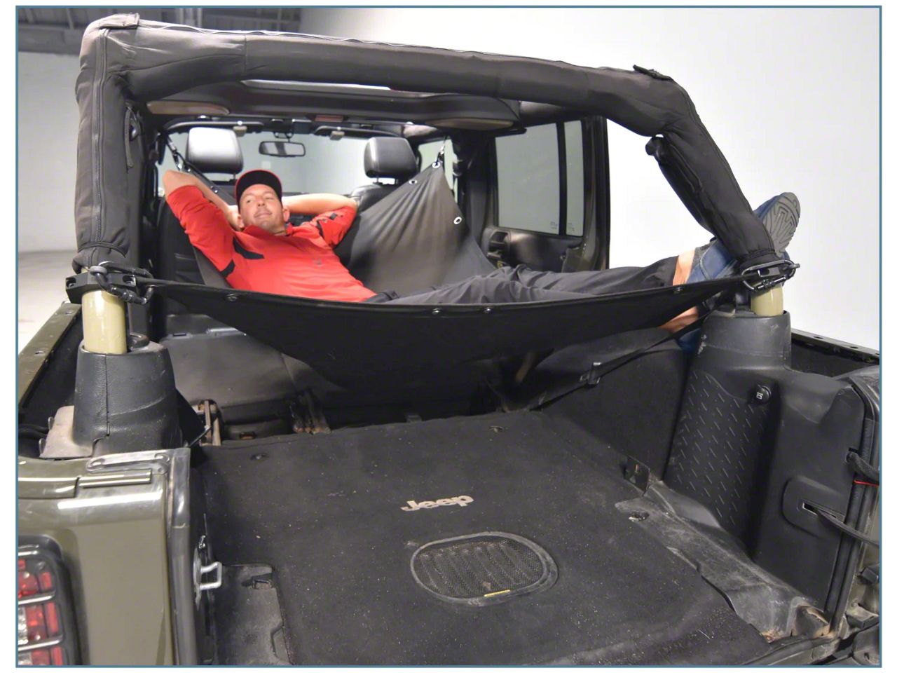 JKloud Jeep Wrangler Hammock Sunshade; Lemonade 4308 (07-18 Jeep ...