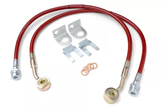JKS Manufacturing Jeep Wrangler Extended Front Brake Line Kit for 4 to ...
