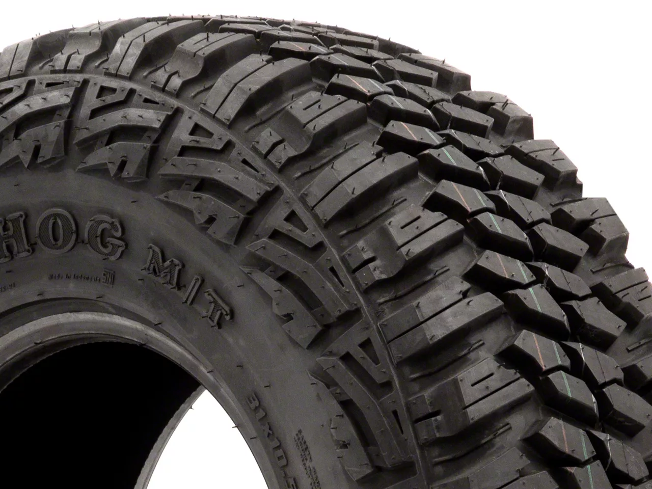 Kanati Jeep Wrangler KU-252 Mud Hog Tire L1737125E-252 (37" - 37x12 ...