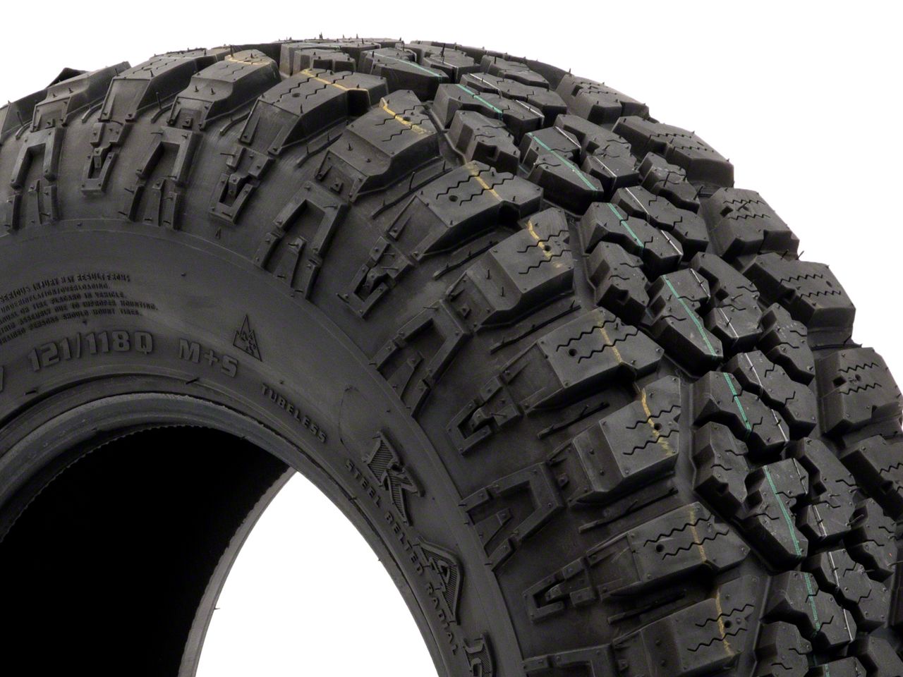 Kanati Jeep Wrangler KU-254 Trail Hog A/T-4 Tire LTH1735125E (35 ...