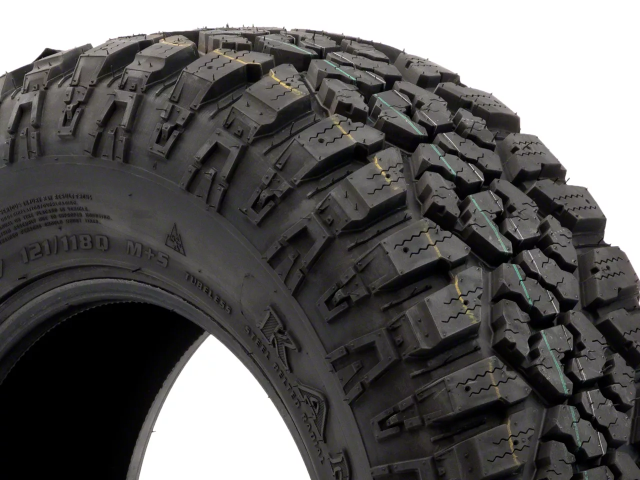 Kanati Jeep Wrangler Trail Hog A/T-4 Tire LTH1628575E (33" - 285/75R16 ...