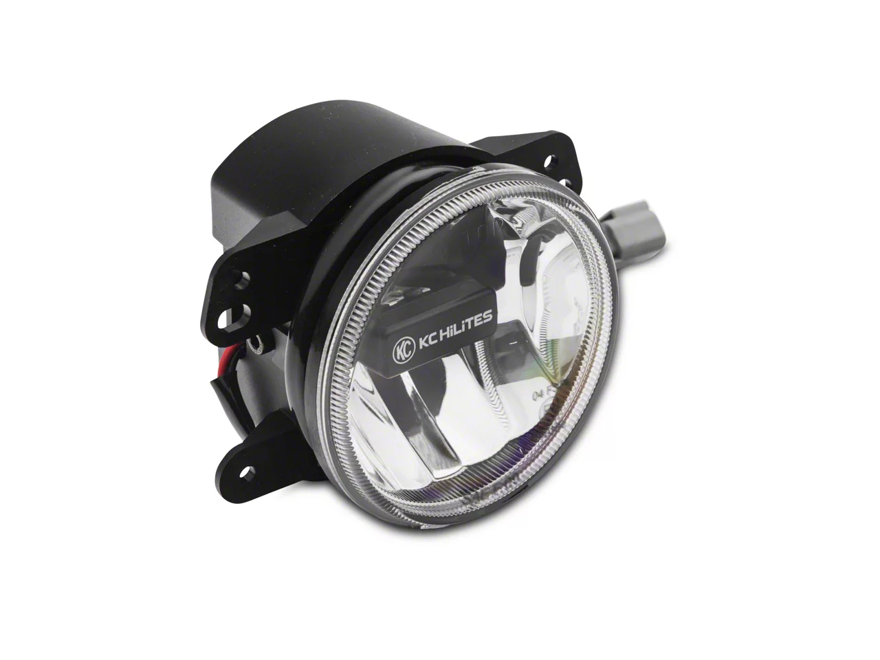 KC HiLiTES Jeep Wrangler 4 in. Gravity G4 Clear LED Replacement Fog ...