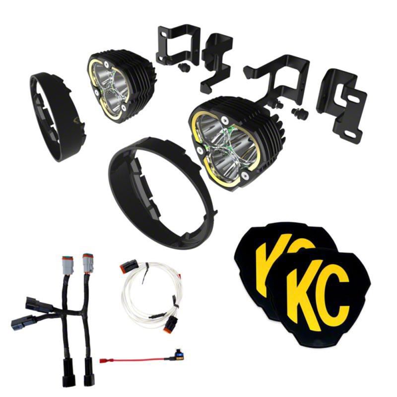 KC HiLiTES Toyota 4-Runner FLEX ERA 3 Fog Light Kit; Spot Beam 97152 ...
