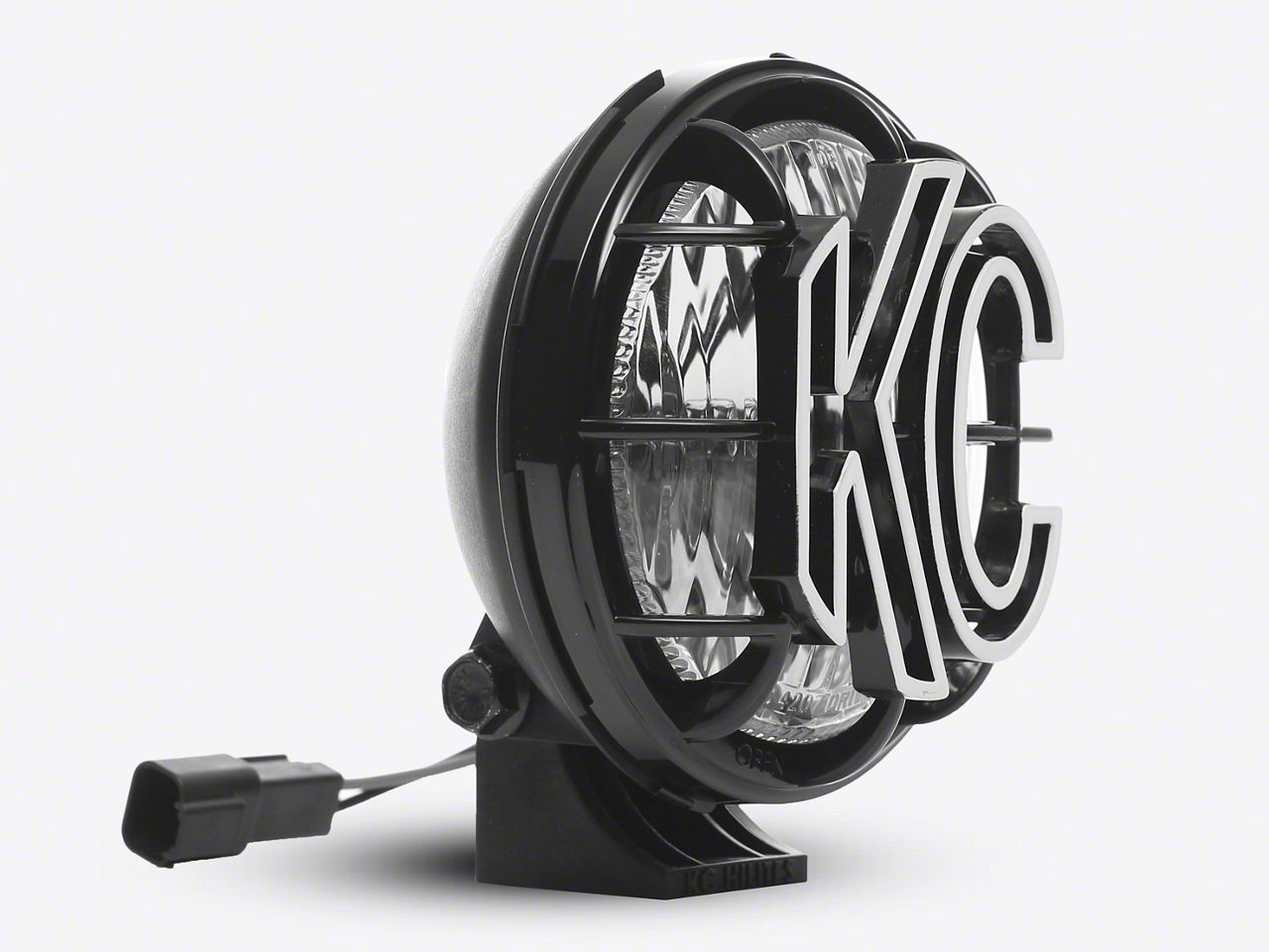KC HiLiTES Jeep Wrangler 5-Inch Apollo Pro Halogen Light; Spread Beam ...