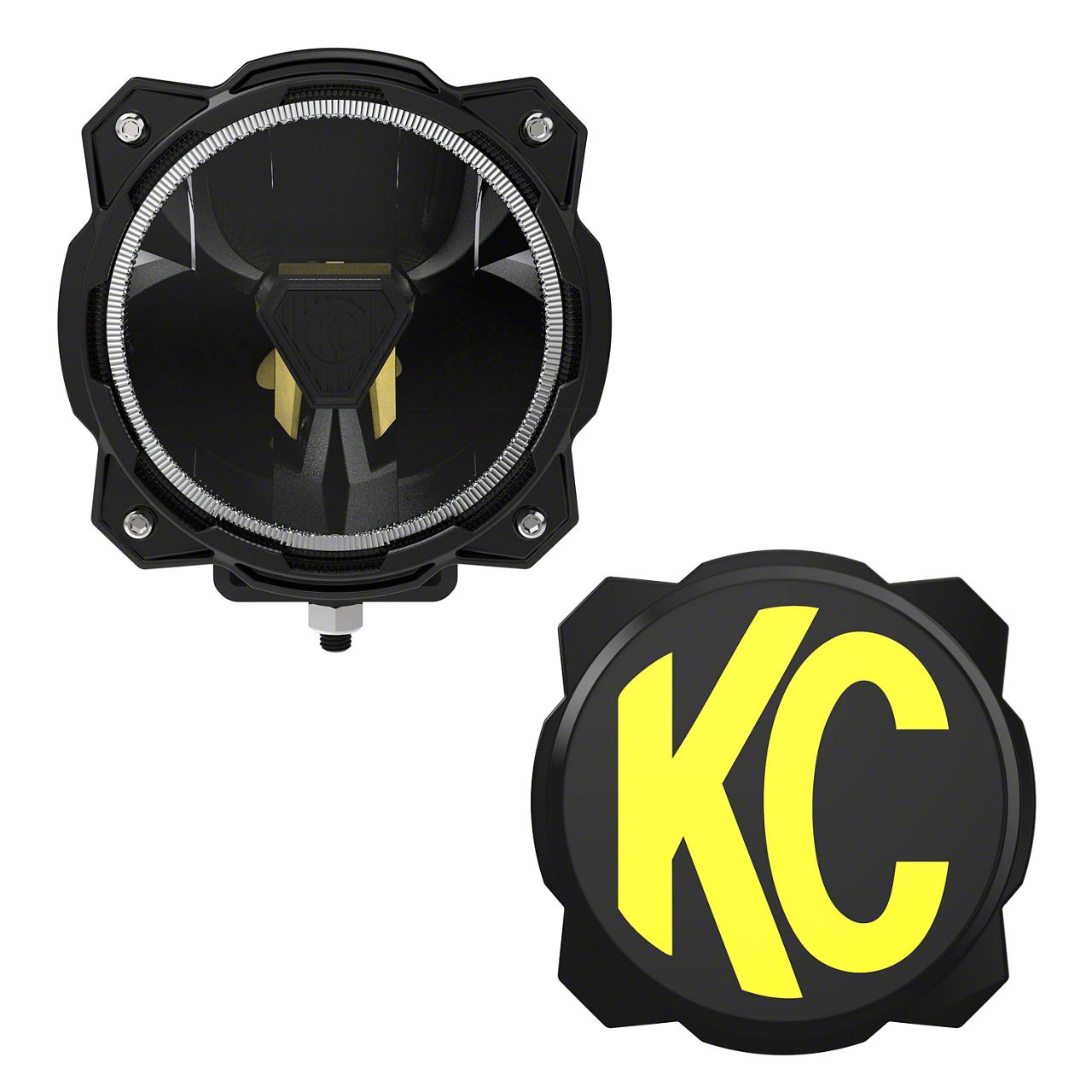 KC HiLiTES Jeep Gladiator 6-Inch Gravity Titan LED Light; Spot Beam ...