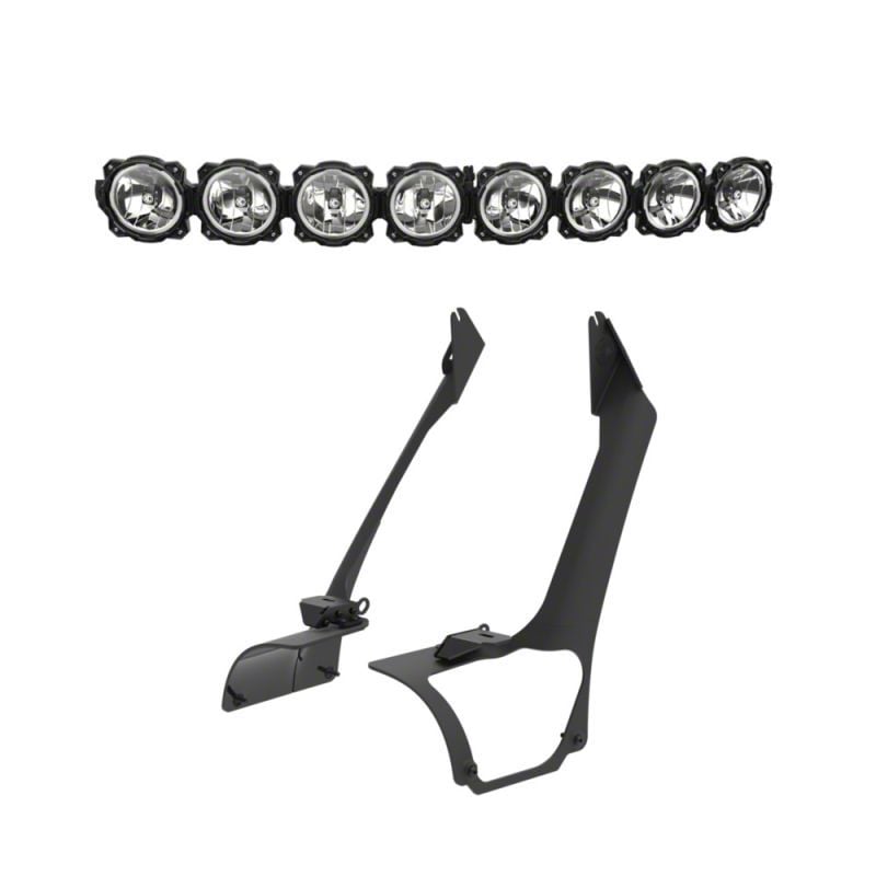 KC HiLiTES Jeep Wrangler 50-Inch Gravity Pro6 LED Light Bar with ...