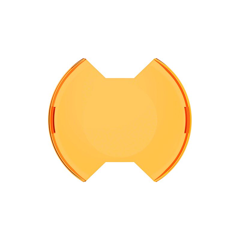 KC HiLiTES Jeep Wrangler 6-Inch SlimLite LED Light Shield; Amber 5104 ...