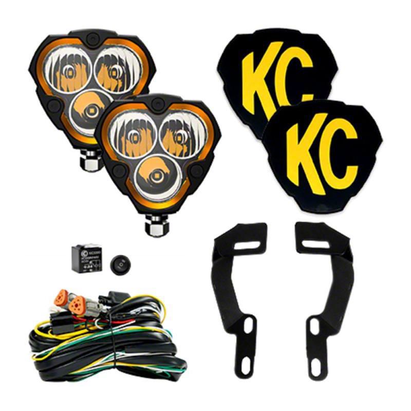 KC HiLiTES Tacoma FLEX ERA 3 2-Light System with Ditch Light Mount ...