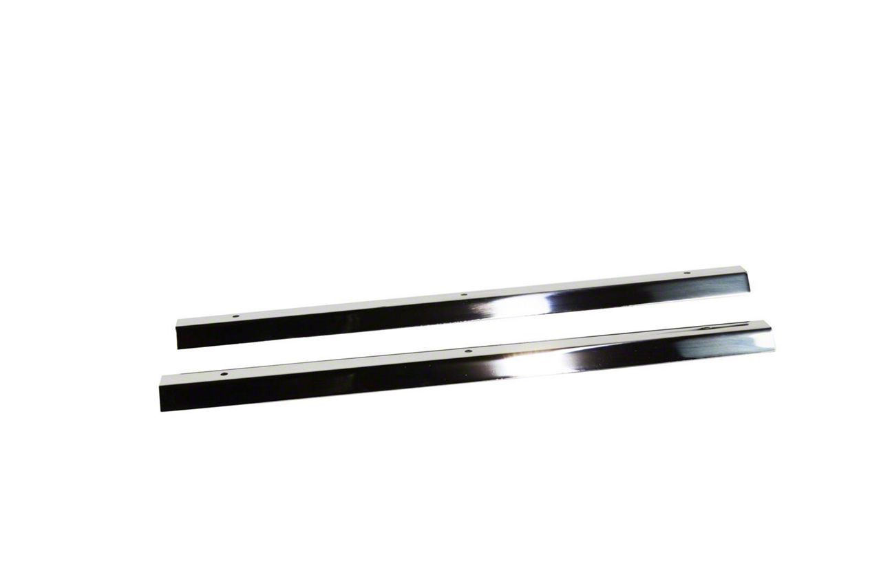 Jeep Wrangler Entry Guard; Polished Stainless Steel; Pair (76-95 Jeep ...