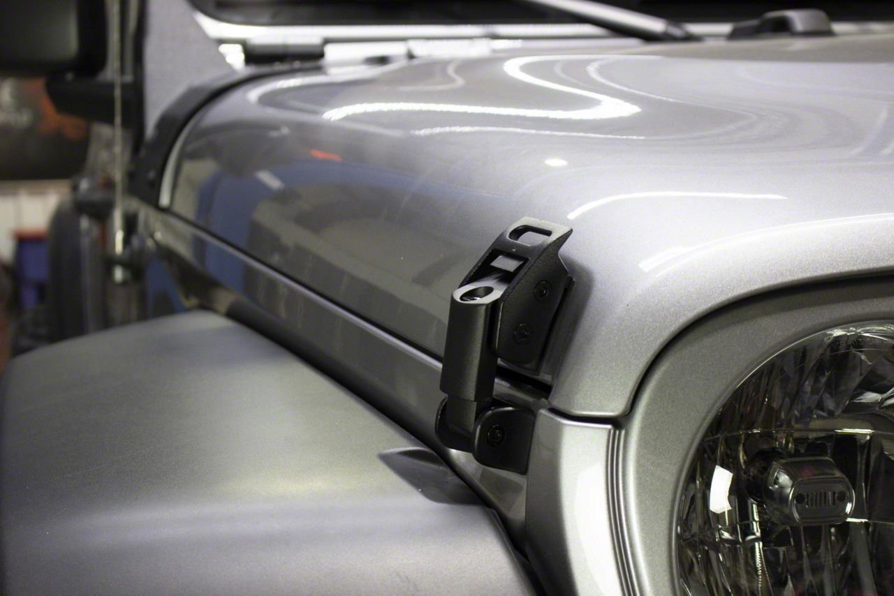 Jeep Wrangler Mechanical Hood Catch Kit (18-26 Jeep Wrangler JL 4-Door ...