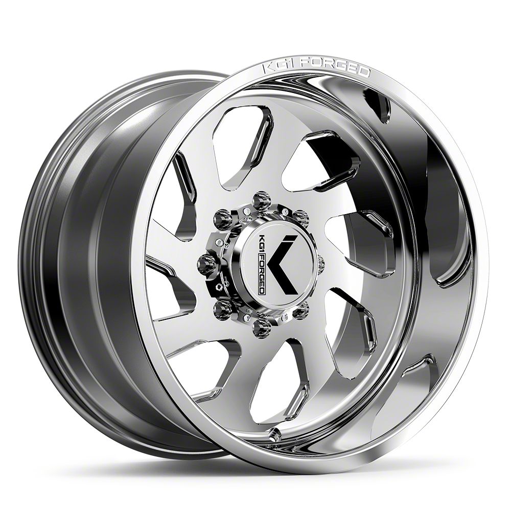 KG1 Forged Bronco DROPKICK Polished 6-Lug Wheel; Right Directional ...