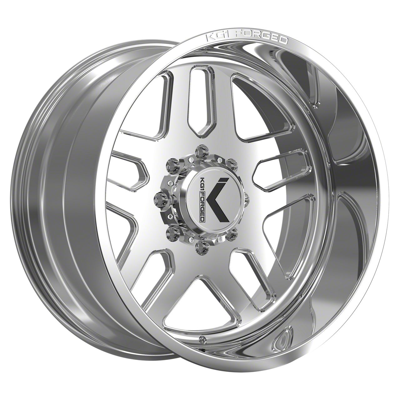 KG1 Forged Bronco PILOT Polished 6-Lug Wheel; 20x10; -18mm Offset ...