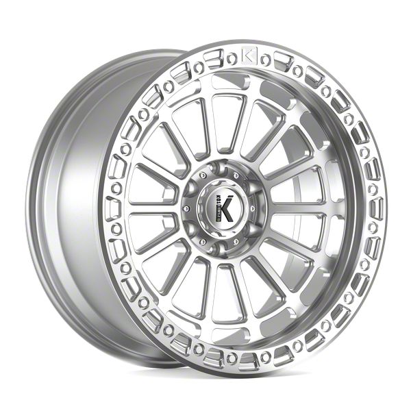 KG1 Forged Jeep Gladiator LIFTER Silver Face Machined Wheel; 20x9.5 ...