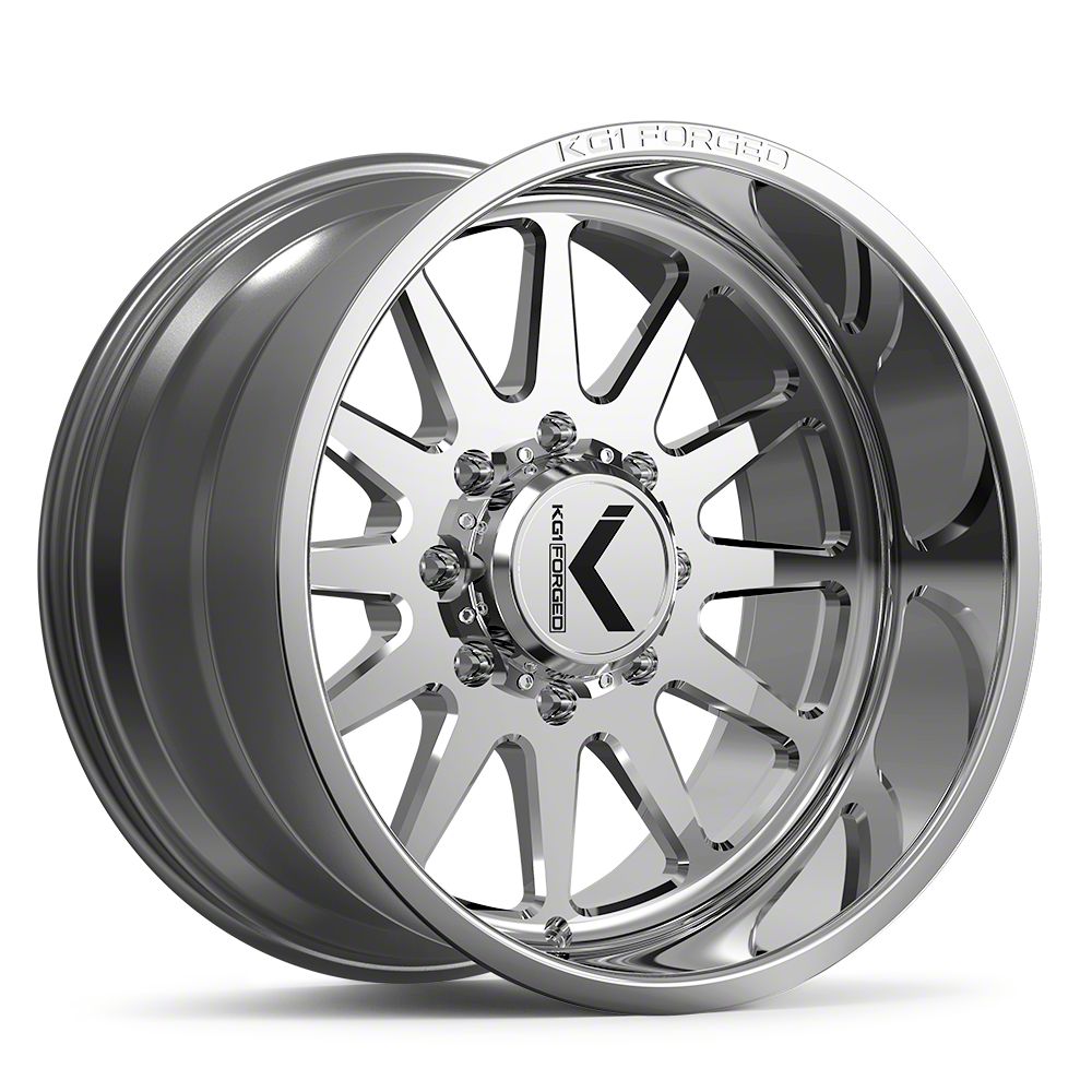 KG1 Forged Titan CLOCKWORK Polished 6-Lug Wheel; 22x12; -44mm Offset KT005221269PM (17-24 Titan ...