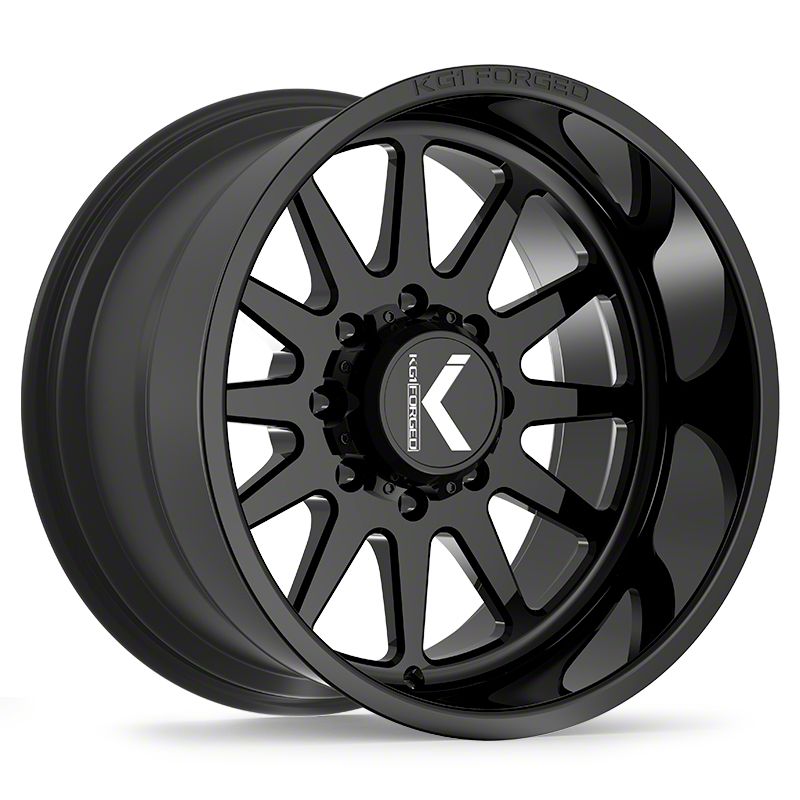 KG1 Forged Titan XD CLOCKWORK Gloss Black 6-Lug Wheel; 24x11; -19mm ...
