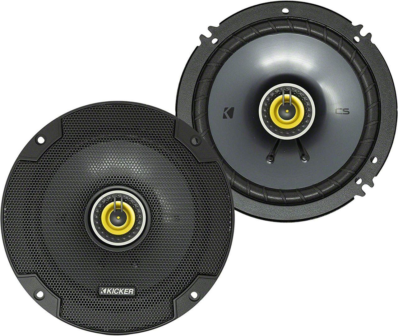 Kicker Tacoma CS-Series 6.50-Inch Coaxial Speakers 46CSC654 (09-23 ...