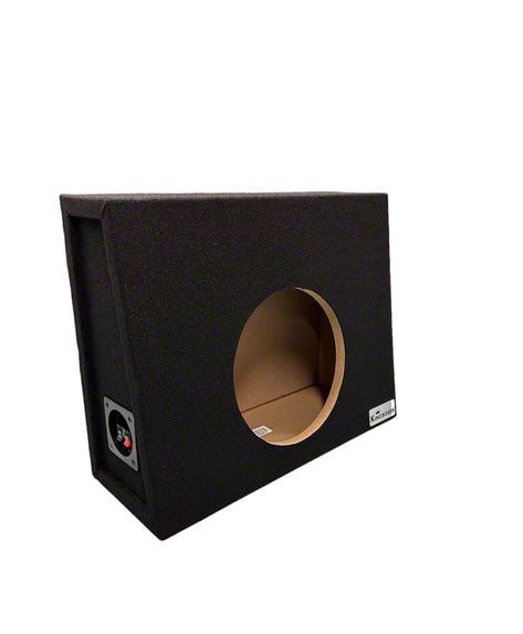 King Boxes Jeep Gladiator 10-Inch Single Sealed Wedge Style Truck Subwoofer Box; Charcoal ...