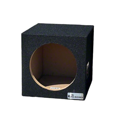 King Boxes Jeep Wrangler 10-Inch Single Sealed Subwoofer Box; Black Carpeting Finish S10S ...