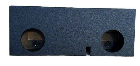 King Boxes Tacoma 10-Inch Dual Behind-the-Seat Sealed Subwoofer Box ...