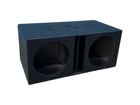 King Boxes Tacoma 12-Inch Dual Double Front Ported Subwoofer Box ...
