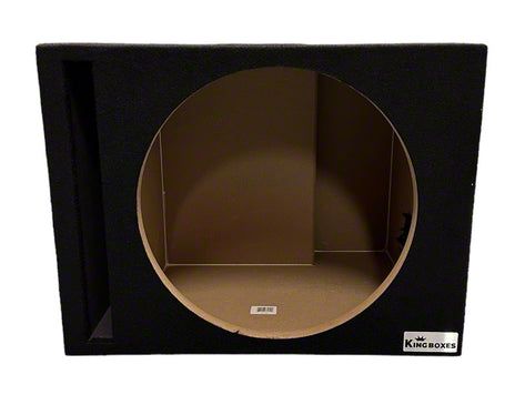King Boxes Tacoma 15-Inch Single Ported Subwoofer Box; Black Carpeting ...